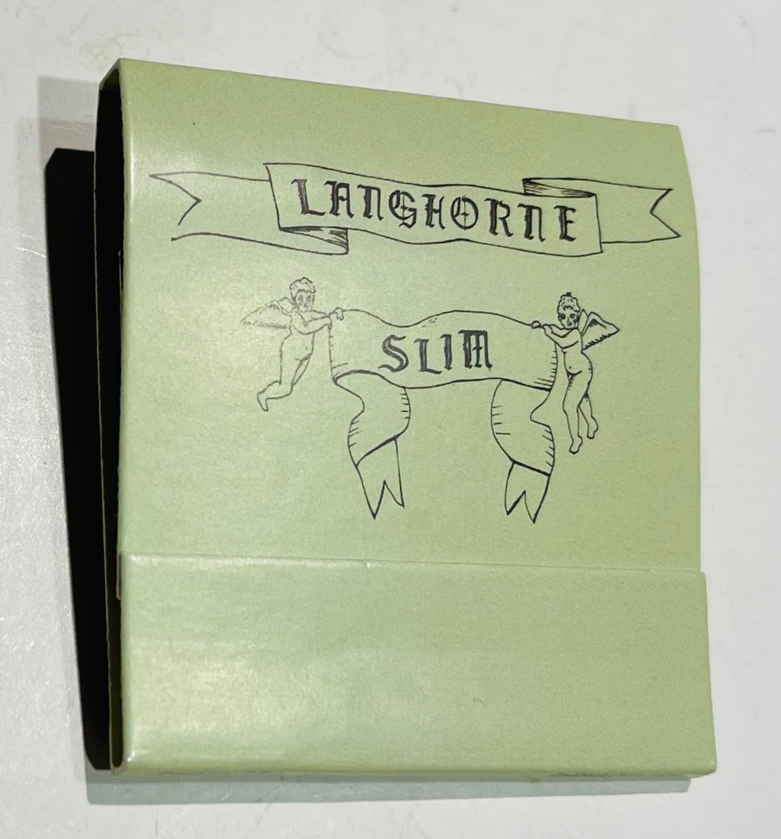 "Langhorn Slim" Recording Musical Artist Retro Feature Matchbook ...