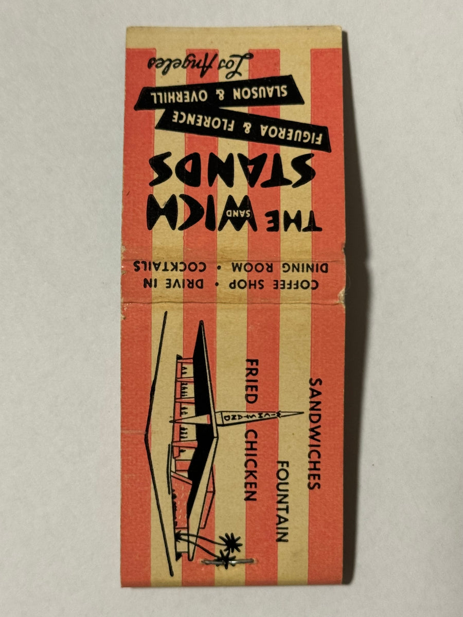 "The Wich Stand" Vintage Feature Matchbook – FeatureMatchbooks