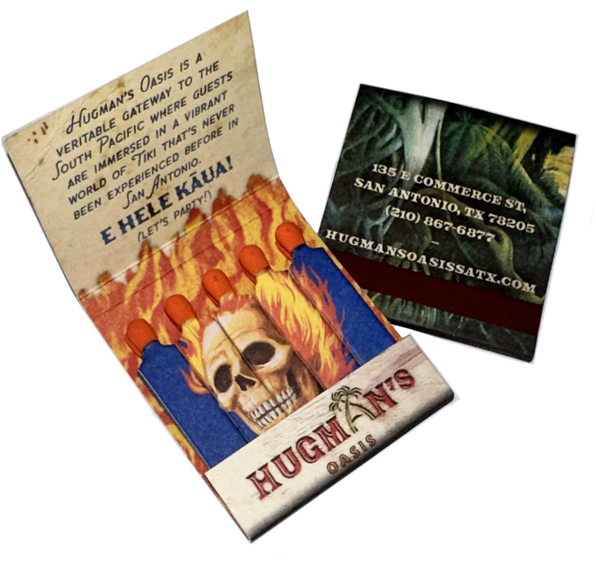 "Hugmans" Retro Feature Matchbook – FeatureMatchbooks