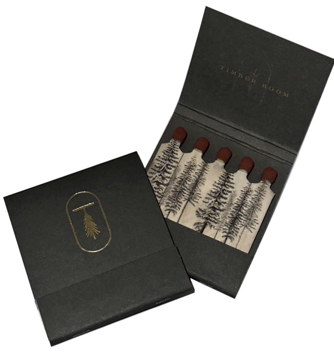 "Timber Room" Retro Feature Matchbook – FeatureMatchbooks